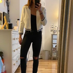 Lucy Paris | Jackets & Coats | Lucy Paris Crop Jacket White Brand New ...